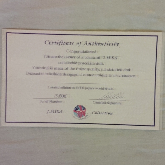 j. misa collection | Other | J Misa Collectable Porcelain Doll | Poshmark